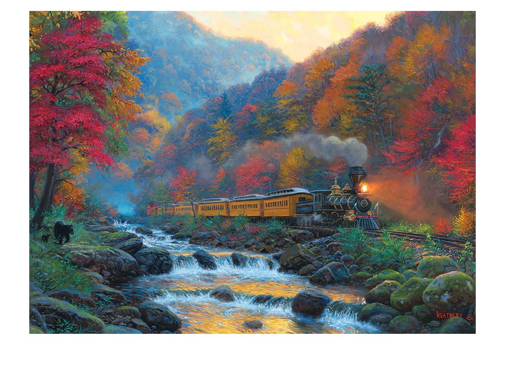 Puzzle 1000pc - Smokey Train 40161 – Hometown Treasures